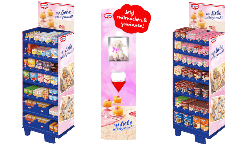 Dr. Oetke Instore-Gewinnspiel: Kuschelige Lämmchen - display Magazin