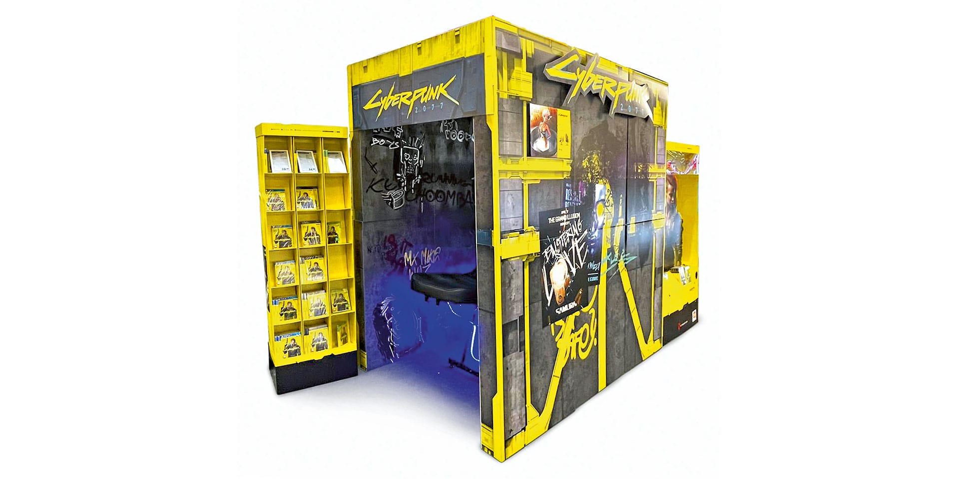 POS-Kampagne Cyberpunk: Willkommen in Night City - display Magazin