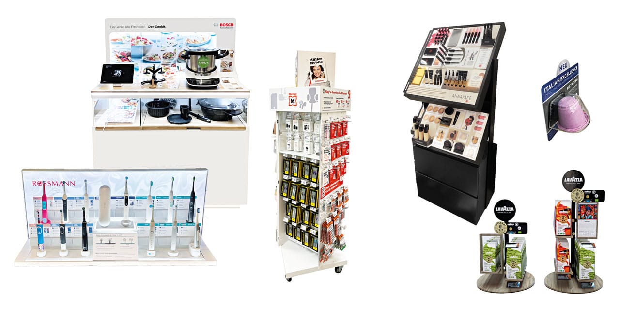 Permanent-Displays von Deinzer - display Magazin