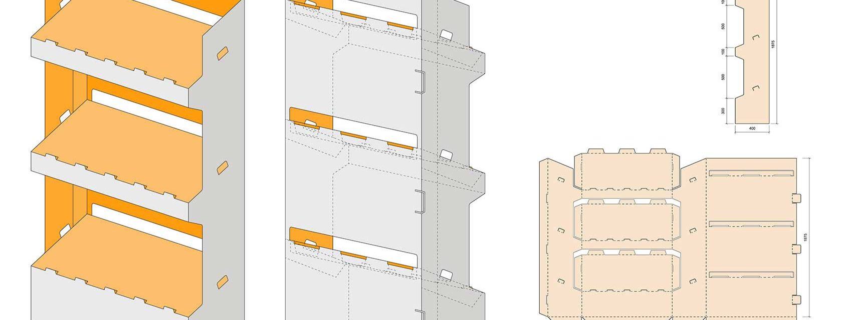 Wellpappdisplays – Wellpappe für den POS - display Magazin