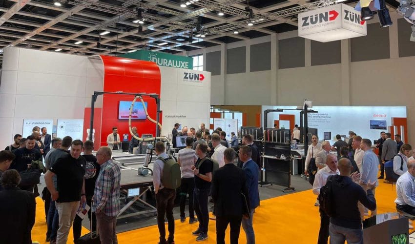 Zünd auf der Fespa - display Magazin