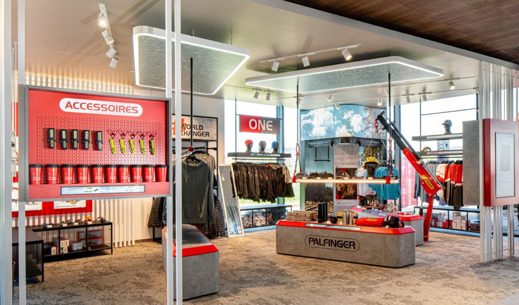 Umdasch: Aus Kran wird Display - display Magazin