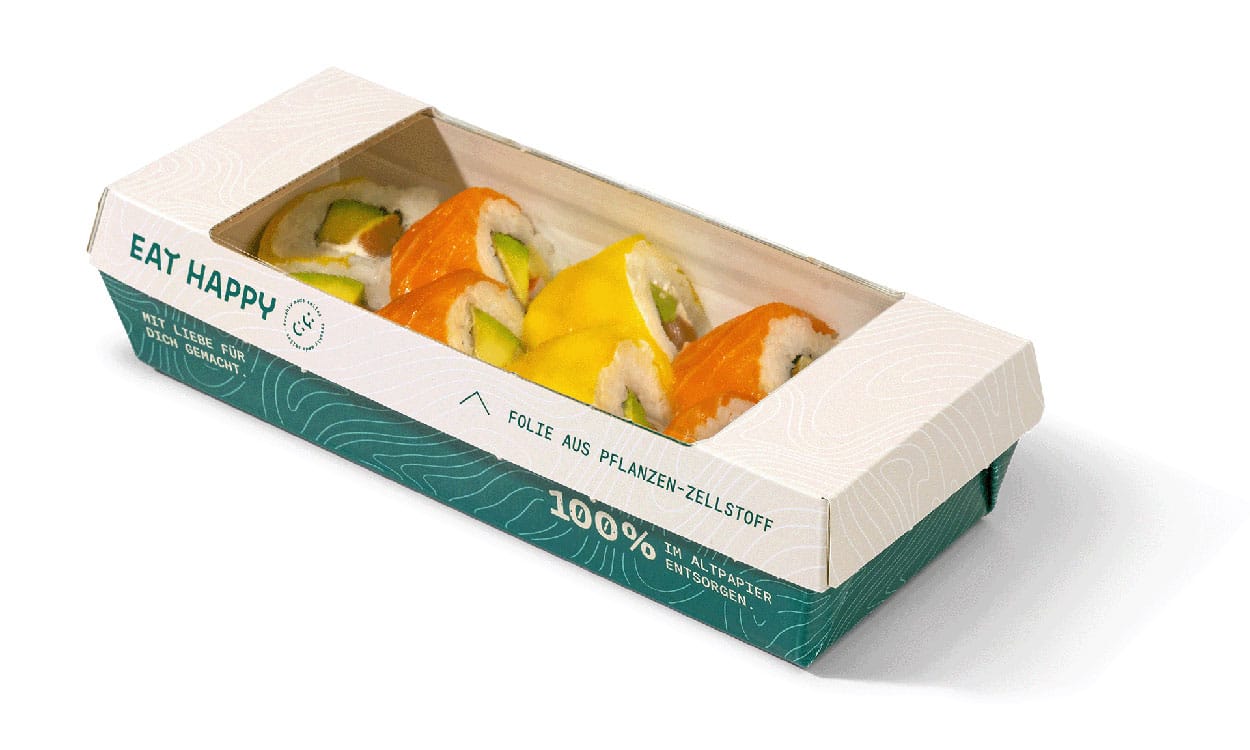 Nachhaltige Sushi-Verpackung - display Magazin