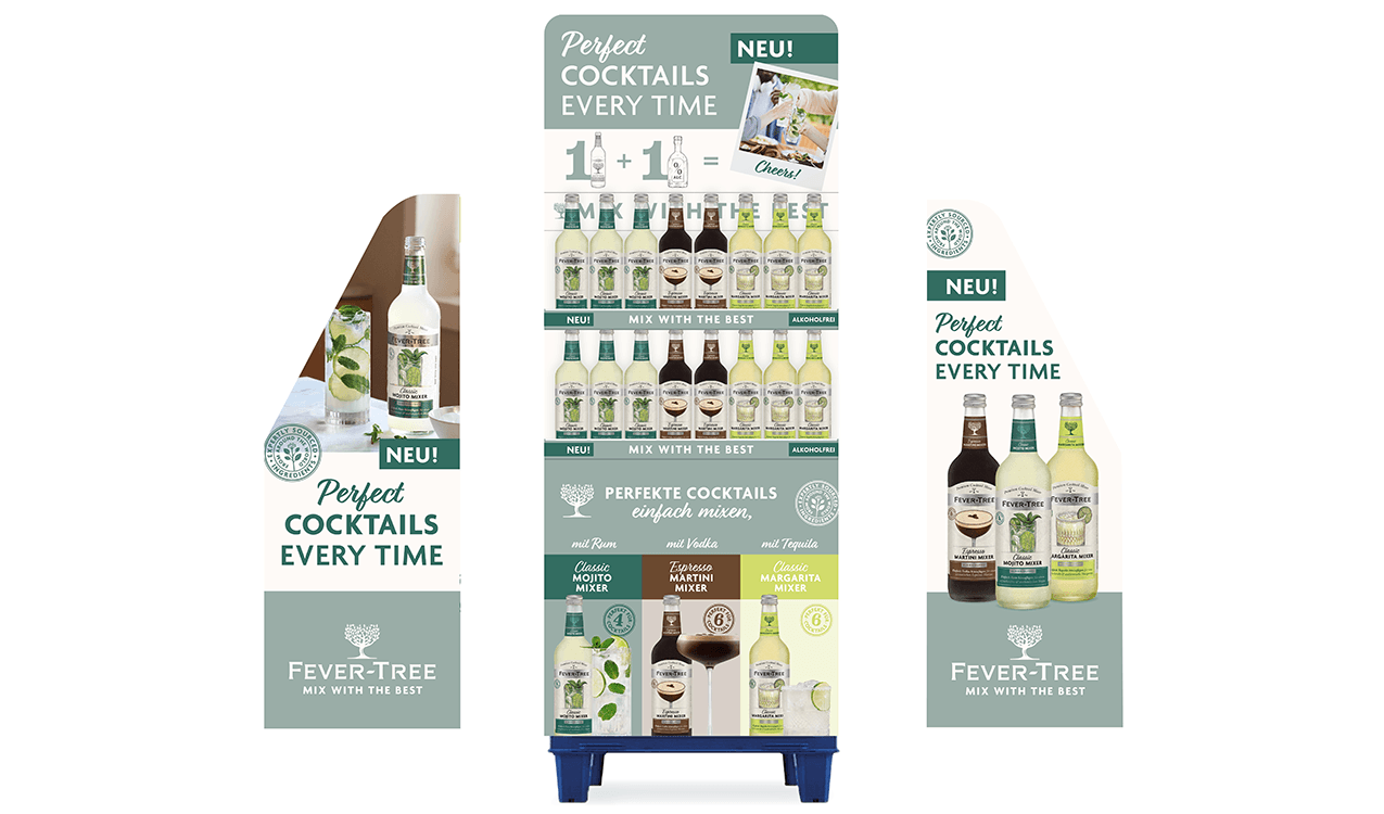 Fever-Tree: Cocktail-Mix-Innovation - display Magazin