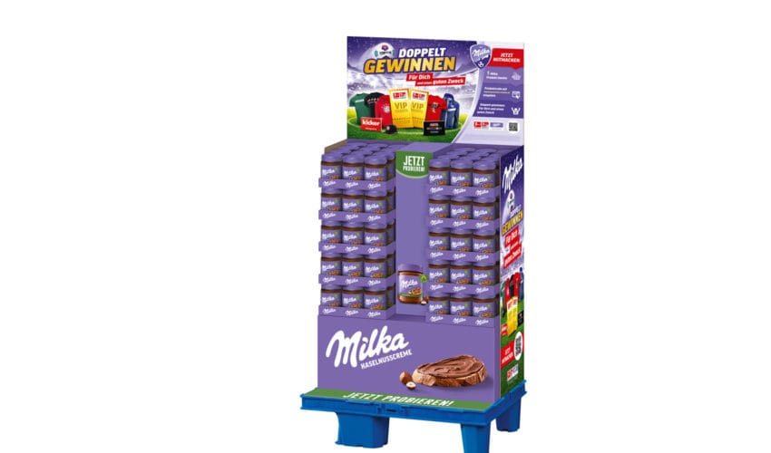 Milka vereint Fans - display Magazin