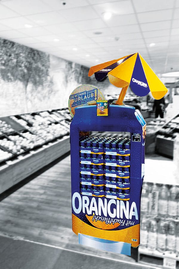 Orangina bringt den Sommer an den POS - display Magazin