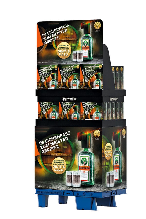 Jägermeister und Brohl Wellpappe: Innovatives POS-Konzept
