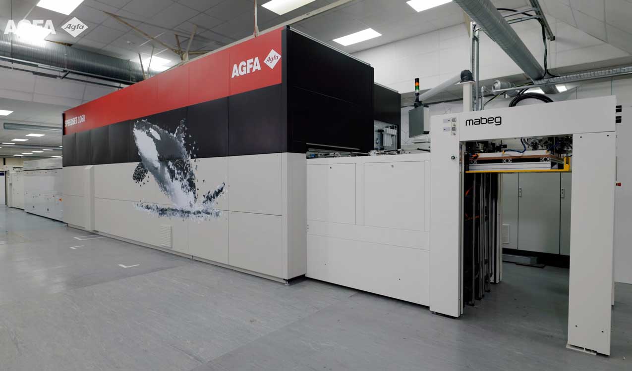 Agfa enthüllt speedy inkjet - display Magazin